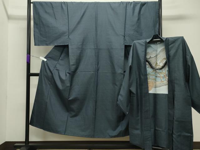 ■■■　サイズ　■■■ 【着物】 身丈 144.5cm（肩から） 裄丈 70cm 袖丈 48cm　縫込み 3cm 袖幅 37cm 前幅 25.5cm 後幅 30.5cm 着物縫いこみ 内揚げ 7.5cm 裄 お袖側 約1.5cm　身頃側 約...