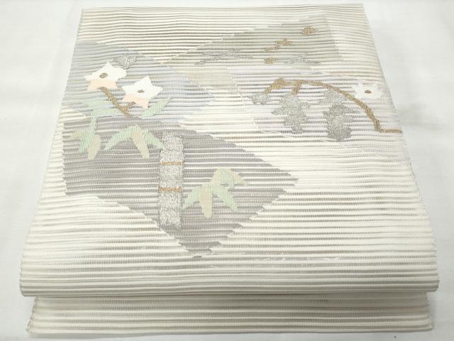 ■■■　サイズ　■■■ 長さ 349cm 幅 30cm程 ■■■　商品詳細　■■■ 【正絹】 状態は接写画像のように表地所々にシミがございます。 大変上質な逸品になりますのでぜひお手入れをされてお召しになられてはいかがでしょうか。 お安く出...