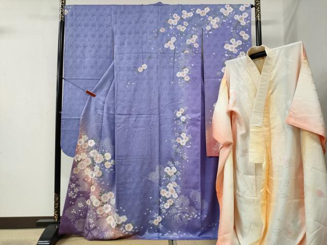 ■■■　サイズ　■■■ 【振袖】 身丈 166cm（肩から） 裄丈 68cm 袖丈 109cm　縫込み 11cm 袖幅 35cm 前幅 24cm 後幅 30.5cm 着物縫いこみ 内揚げ 9cm 裄 お袖側 約2cm　身頃側 約3cm 【長...