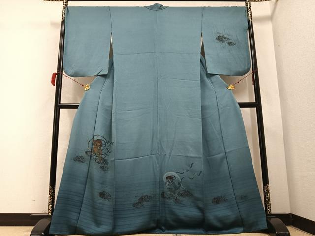 ■■■　サイズ　■■■ 身丈 167cm（肩から） 裄丈 70.5cm 袖丈 55cm　縫込み 3cm 袖幅 34.5cm 前幅 23.5cm 後幅 30.5cm 着物縫いこみ 内揚げ 3cm 裄 お袖側 約0cm　身頃側 約0cm ■■■...