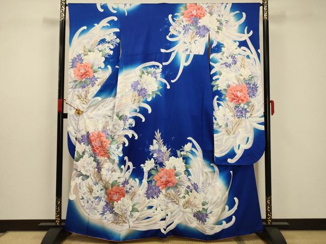 ■■■　サイズ　■■■ 身丈 161cm（肩から） 裄丈 65.5cm 袖丈 112cm　縫込み 5cm 袖幅 34.5cm 前幅 23cm 後幅 30cm 着物縫いこみ 内揚げ 5.5cm 裄 お袖側 約2cm　身頃側 約3cm ■■■　...