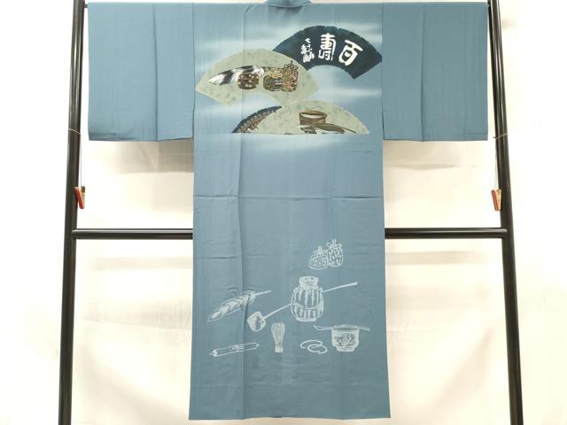 ■■■　サイズ　■■■ 身丈 155cm（肩から） 裄丈 67cm 袖丈 47cm　縫込み 8cm 袖幅 35cm 前幅 28cm 後幅 31.5cm 着物縫いこみ 内揚げ 34cm 裄 お袖側 約5cm　身頃側 約2.5cm ■■■　商品...