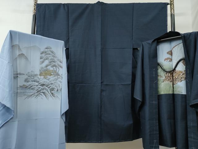 ■■■　サイズ　■■■ 【着物】 身丈 138cm（肩から） 裄丈 68cm 袖丈 49cm　縫込み 4.5cm 袖幅 34cm 前幅 26.5cm 後幅 31cm 着物縫いこみ 内揚げ 6.5cm 裄 お袖側 約3cm　身頃側 約2.5c...