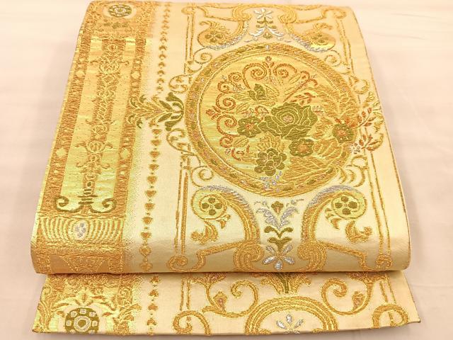 ■■■　サイズ　■■■ 長さ 420cm 幅 30cm程 ■■■　商品詳細　■■■ 【正絹・芯なし】 詳細に関しましては、画像をご確認ください。 大変上質な逸品になります。 お安く出品致しますので、是非この機会にいかがでしょうか？ ■■■　...