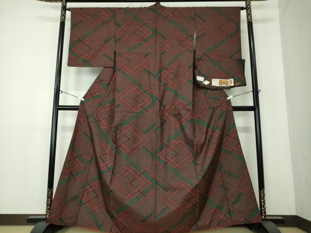 ■■■　サイズ　■■■ 身丈 162.5cm（肩から） 裄丈 64.5cm 袖丈 49cm　縫込み 3cm 袖幅 33.5cm 前幅 24.5cm 後幅 28.5cm 着物縫いこみ 内揚げ 0cm 裄 お袖側 約2cm　身頃側 約2.5cm...
