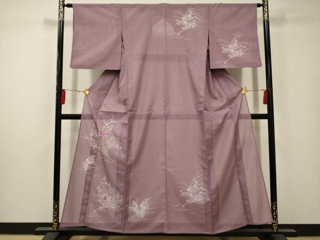 ■■■　サイズ　■■■ 身丈 154cm（肩から） 裄丈 63.5cm 袖丈 47.5cm　縫込み 5cm 袖幅 32.5cm 前幅 24cm 後幅 29cm 着物縫いこみ 内揚げ 5cm 裄 お袖側 約1.5cm　身頃側 約2cm ■■■...