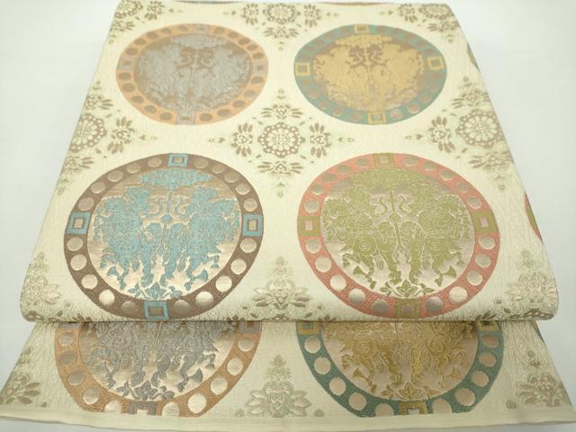 ■■■　サイズ　■■■ 長さ 444cm 幅 31cm程 ■■■　商品詳細　■■■ 【正絹】 状態は締めてはおりますが 特に目立ったシミ汚れなどもなく大変良い状態です。 大変上質な逸品になります。 お安く出品致しますので、是非この機会にいか...