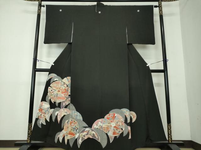 ■■■　サイズ　■■■ 身丈 159cm（肩から） 裄丈 62cm 袖丈 48.5cm　縫込み 6.5cm 袖幅 31.5cm 前幅 25.5cm 後幅 32cm 着物縫いこみ 内揚げ 8.5cm 裄 お袖側 約3cm　身頃側 約4.5cm...