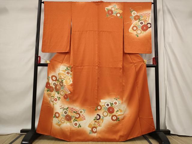 ■■■　サイズ　■■■ 身丈 163cm（肩から） 裄丈 65cm 袖丈 64cm　縫込み 3cm 袖幅 33cm 前幅 22cm 後幅 30cm 着物縫いこみ 内揚げ 0cm 裄 お袖側 約1cm　身頃側 約2cm ■■■　商品詳細　■■...