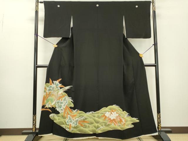 ■■■　サイズ　■■■ 身丈 159cm（肩から） 裄丈 63cm 袖丈 45cm　縫込み 4cm 袖幅 32cm 前幅 24cm 後幅 29.5cm 着物縫いこみ 内揚げ 1cm 裄 お袖側 約2cm　身頃側 約1cm ■■■　商品詳細　...