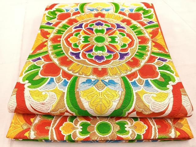 ■■■　サイズ　■■■ 長さ 416cm 幅 30.5cm程 ■■■　商品詳細　■■■ 【正絹・芯なし】 詳細に関しましては、画像をご確認ください。 大変上質な逸品になります。 お安く出品致しますので、是非この機会にいかがでしょうか？ ※汚...