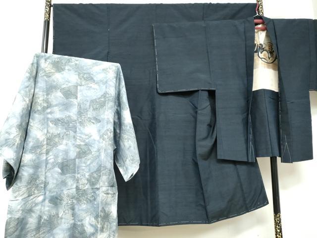 ■■■　サイズ　■■■ 【着物】 身丈 138cm（肩から） 裄丈 68cm 袖丈 47cm　縫込み 3cm 袖幅 36cm 前幅 24cm 後幅 30cm 着物縫いこみ 内揚げ 4cm 裄 お袖側 約3cm　身頃側 約1cm 【羽織】 身...