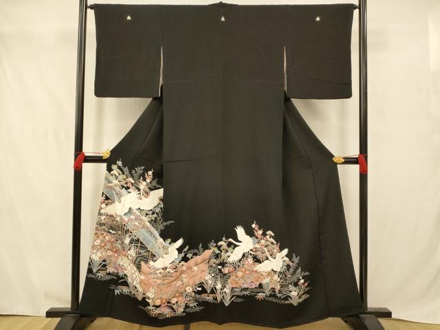 ■■■　サイズ　■■■ 身丈 157cm（肩から） 裄丈 64cm 袖丈 48.5cm　縫込み 5cm 袖幅 33cm 前幅 25cm 後幅 31cm 着物縫いこみ 内揚げ 10cm 裄 お袖側 約1cm　身頃側 約3cm ■■■　商品詳細...