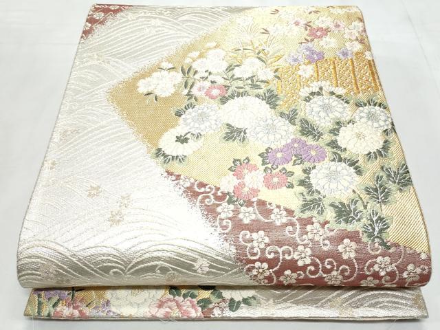 ■■■　サイズ　■■■ 長さ 428cm 幅 30.5cm程 ■■■　商品詳細　■■■ 【正絹】 詳細に関しましては、画像をご確認ください。 大変上質な逸品になります。 お安く出品致しますので、是非この機会にいかがでしょうか？ ■■■　注意...