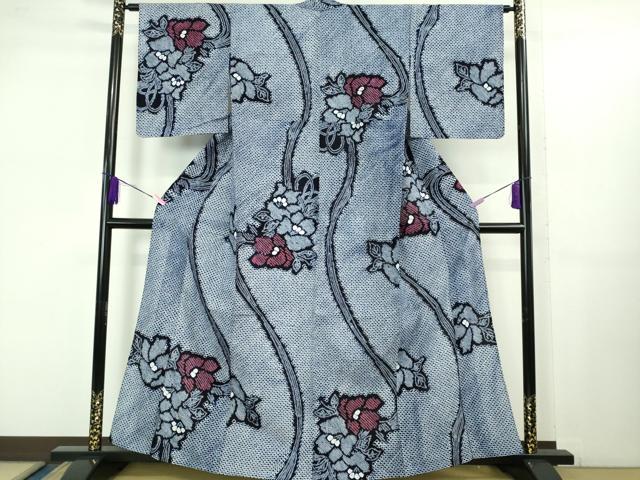 ■■■　サイズ　■■■ 身丈 159.5cm（肩から） 裄丈 64cm 袖丈 47.5cm　縫込み 3cm 袖幅 32cm 前幅 24cm 後幅 29.5cm 着物縫いこみ 内揚げ 0cm 裄 お袖側 約 1cm　身頃側 約 2.5cm ■...