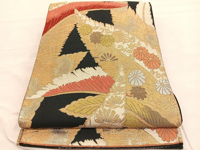 ■■■　サイズ　■■■ 長さ 408cm 幅 30.5cm程 ■■■　商品詳細　■■■ 【正絹・芯なし】 詳細に関しましては、画像をご確認ください。 大変上質な逸品になります。 お安く出品致しますので、是非この機会にいかがでしょうか？ ■■...