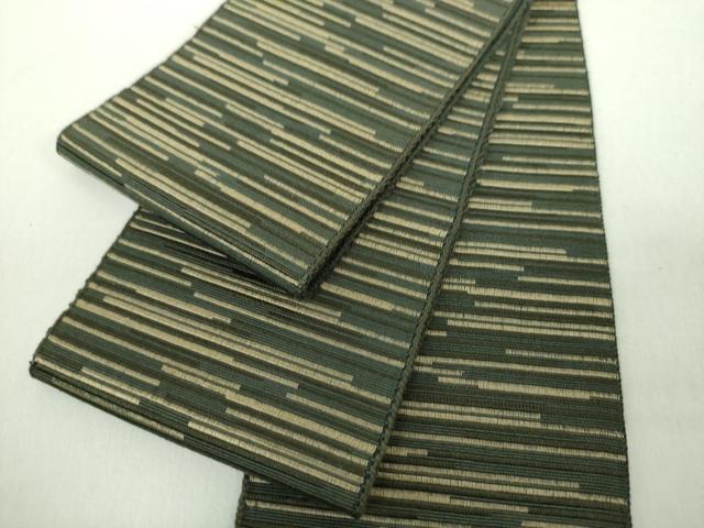 ■■■　サイズ　■■■ 長さ 410cm 幅 8.5cm程 ■■■　商品詳細　■■■ 【正絹】 状態は締めてはおりますが 特に目立ったシミ汚れなどもなく大変良い状態です。 本場筑前博多織は、 福岡県福岡市博多区やその周辺で生産される絹織物で...