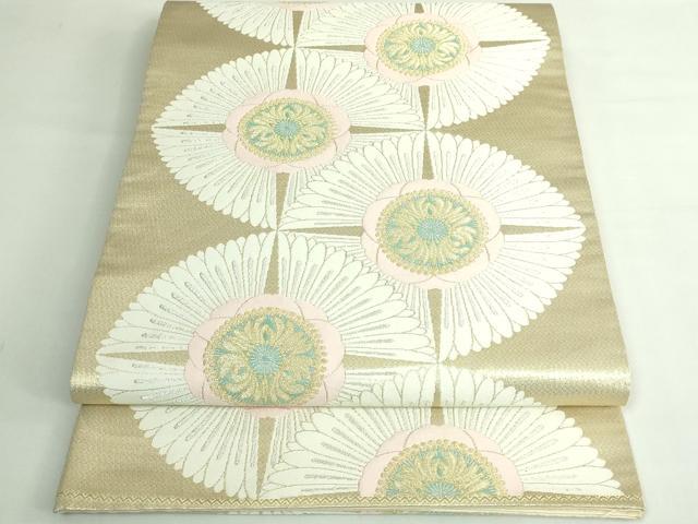 ■■■　サイズ　■■■ 長さ 450cm　幅 31cm程 ■■■　商品詳細　■■■ 【正絹】 状態は締めてはおりますが 特に目立ったシミ汚れなどもなく大変良い状態です。 北村武資氏は、昭和10年(1935)8月京都市に生まれ、 中学卒業後西...