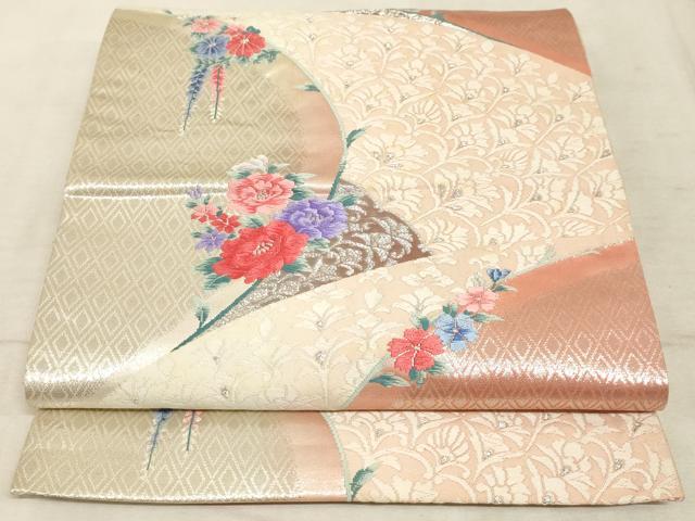 ■■■　サイズ　■■■ 長さ 428cm 幅 30.5cm程 ■■■　商品詳細　■■■ 【正絹・芯なし】 詳細に関しましては、画像をご確認ください。 大変上質な逸品になります。 お安く出品致しますので、是非この機会にいかがでしょうか？ ■■...