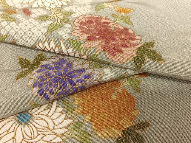 ■■■　サイズ　■■■ 身丈 164.5cm（肩から） 裄丈 67cm 袖丈 49cm　縫込み 5cm 袖幅 34.5cm 前幅 24cm 後幅 29cm 着物縫いこみ 内揚げ 4cm 裄 お袖側 約3cm　身頃側 約4cm ■■■　商品詳...