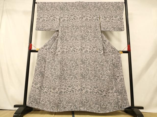 ■■■　サイズ　■■■ 身丈 158.5cm（肩から） 裄丈 65cm 袖丈 48cm　縫込み 4cm 袖幅 34cm 前幅 24cm 後幅 29.5cm 着物縫いこみ 内揚げ 3cm 裄 お袖側 約1.5cm　身頃側 約2cm ■■■　商...