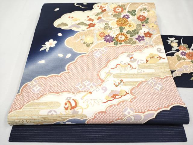 ■■■　サイズ　■■■ 長さ 370cm　幅 31cm程 ■■■　商品詳細　■■■ 【正絹・未使用】 状態は一度も締めておらず 特に目立ったシミ汚れなどもなく大変良い状態です。 大変上質な極上の逸品になります。 お安く出品致しますので、是非...