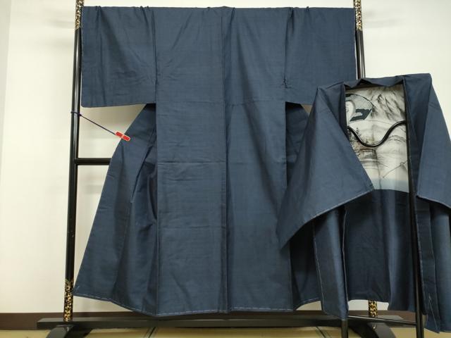 ■■■　サイズ　■■■ 【着物】 身丈 148cm（肩から） 裄丈 71cm 袖丈 53cm　縫込み 5cm 袖幅 37.5cm 前幅 26.5cm 後幅 32cm 着物縫いこみ 内揚げ 7cm 裄 お袖側 約1.5cm　身頃側 約4.5c...