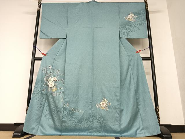 ■■■　サイズ　■■■ 身丈 169.5cm（肩から） 裄丈 67cm 袖丈 54cm　縫込み 6cm 袖幅 34cm 前幅 25.5cm 後幅 30.5cm 着物縫いこみ 内揚げ 1cm 裄 お袖側 約3cm　身頃側 約3cm ■■■　商...