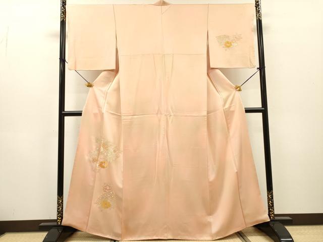■■■　サイズ　■■■ 身丈 163.5cm（肩から） 裄丈 67cm 袖丈 47cm　縫込み 7cm 袖幅 33cm 前幅 24cm 後幅 29.5cm 着物縫いこみ 内揚げ 1cm 裄 お袖側 約3cm　身頃側 約0cm ■■■　商品詳...