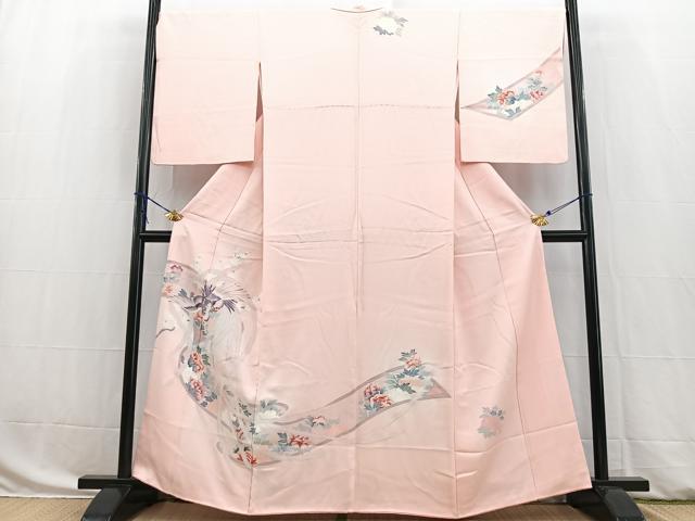 ■■■　サイズ　■■■ 身丈 162cm（肩から） 裄丈 67.5cm 袖丈 57cm　縫込み 3cm 袖幅 34cm 前幅 24cm 後幅 30.5cm 着物縫いこみ 内揚げ 1cm 裄 お袖側 約1cm　身頃側 約2cm ■■■　商品詳...