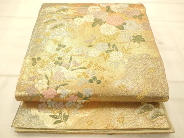 ■■■　サイズ　■■■ 長さ 432cm 幅 30cm程 ■■■　商品詳細　■■■ 【正絹】 詳細に関しましては、画像をご確認ください。 大変上質な逸品になります。 お安く出品致しますので、是非この機会にいかがでしょうか？ ※汚れ等に関しま...