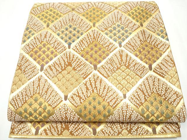 ■■■　サイズ　■■■ 長さ 444cm 幅 31cm程 ■■■　商品詳細　■■■ 【正絹・芯なし】 状態は接写画像のように 柄止まりに薄い汚れがございますが その他特に目立ったシミ汚れなどもなく大変良い状態です。 着用時には見えない部分に...