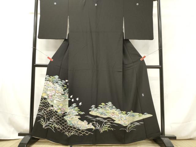 ■■■　サイズ　■■■ 身丈 162cm（肩から） 裄丈 65cm 袖丈 50cm　縫込み 5.5cm 袖幅 32.5cm 前幅 24.5cm 後幅 30.5cm 着物縫いこみ 内揚げ 1cm 裄 お袖側 約2.5cm　身頃側 約1.5cm...