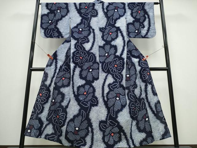 ■■■　サイズ　■■■ 身丈 153.5cm（肩から） 裄丈 66cm 袖丈 44cm　縫込み 2.5cm 袖幅 34cm 前幅 25.5cm 後幅 31cm 着物縫いこみ 内揚げ 0cm 裄 お袖側 約0cm　身頃側 約1.5cm ■■■...