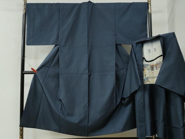 ■■■　サイズ　■■■ 【着物】 身丈 148cm（肩から） 裄丈 70cm 袖丈 49cm　縫込み 4cm 袖幅 36cm 前幅 27cm 後幅 30.5cm 着物縫いこみ 内揚げ 6.5cm 裄 お袖側 約1cm　身頃側 約2cm 【羽...