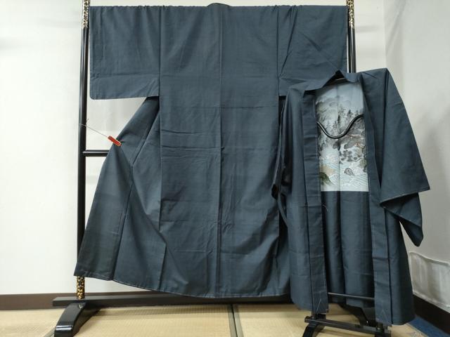 ■■■　サイズ　■■■ 【着物】 身丈 153cm（肩から） 裄丈 70.5cm 袖丈 51cm　縫込み 2.5cm 袖幅 36cm 前幅 27cm 後幅 31cm 着物縫いこみ 内揚げ 3cm 裄 お袖側 約2cm　身頃側 約2cm 【羽...