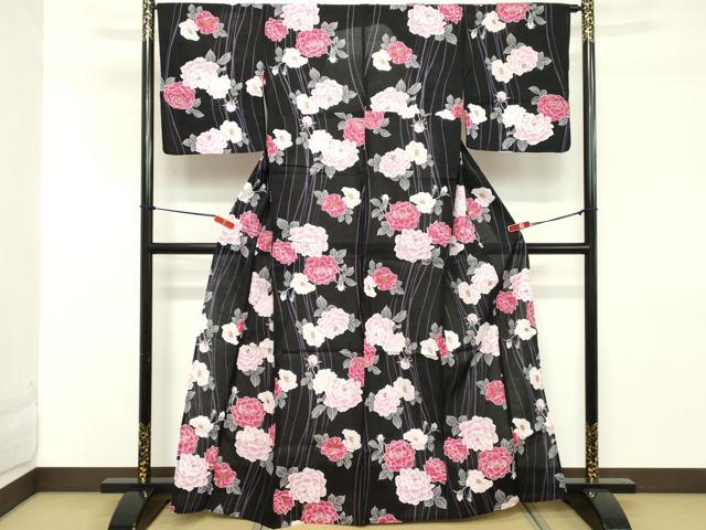 ■■■　サイズ　■■■ 身丈 162cm（肩から） 裄丈 65.5cm 袖丈 48cm　縫込み 1cm 袖幅 34cm 前幅 23cm 後幅 29cm 着物縫いこみ 内揚げ 0cm 裄 お袖側 約1cm　身頃側 約0cm ■■■　商品詳細　...
