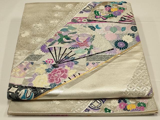 ■■■　サイズ　■■■ 長さ 428cm 幅 30.5cm程 ■■■　商品詳細　■■■ 【正絹・芯なし】 詳細に関しましては、画像をご確認ください。 大変上質な逸品になります。 お安く出品致しますので、是非この機会にいかがでしょうか？ ※汚...