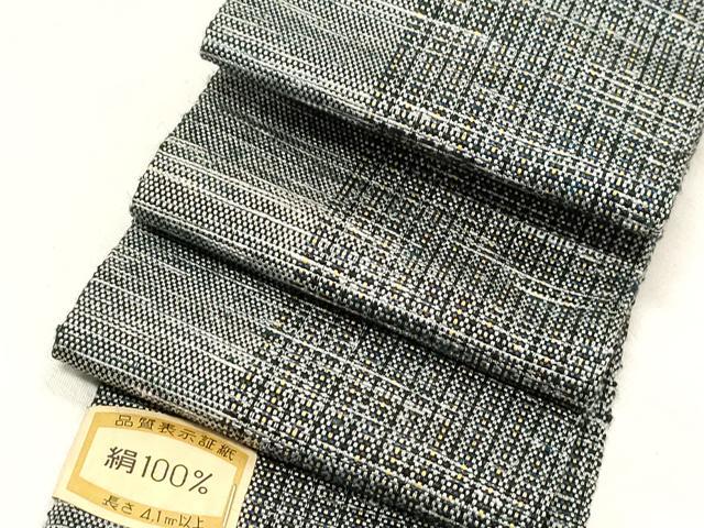 ■■■　サイズ　■■■ 長さ 404cm 幅 9cm程 ■■■　商品詳細　■■■ 【正絹・未使用】 状態は一度も締めておらず 特に目立ったシミ汚れなどもなく大変良い状態です。 大変上質な逸品になります。 お安く出品致しますので、是非この機会...
