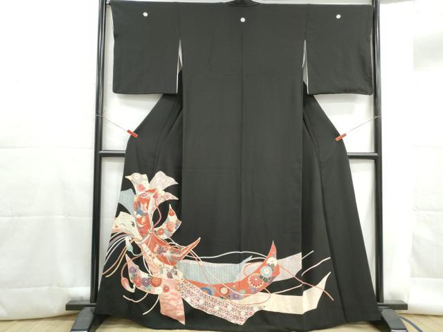■■■　サイズ　■■■ 身丈 163cm（肩から） 裄丈 66cm 袖丈 49cm　縫込み 2cm 袖幅 33cm 前幅 24cm 後幅 31cm 着物縫いこみ 内揚げ 4.5cm 裄 お袖側 約2cm　身頃側 約4cm ■■■　商品詳細　...