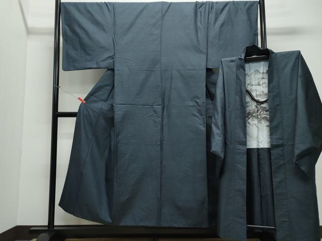 ■■■　サイズ　■■■ 【着物】 身丈 149.5cm（肩から） 裄丈 69.5cm 袖丈 48cm　縫込み 0cm 袖幅 35cm 前幅 26.5cm 後幅 30cm 着物縫いこみ 内揚げ 7.5cm 裄 お袖側 約1cm　身頃側 約1c...