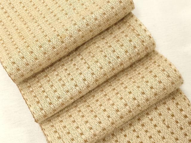 ■■■　サイズ　■■■ 長さ 354cm 幅 9cm程 ■■■　商品詳細　■■■ 【正絹】 状態は接写画像のように表地所々に汚れ、胴回りに糸よれ、裏地に薄い汚れがございます。 大変上質な逸品になりますのでぜひお手入れをされてお召しになられて...