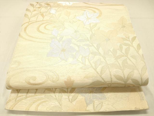 ■■■　サイズ　■■■ 長さ 430cm 幅 31cm程 ■■■　商品詳細　■■■ 【正絹】 状態は締めてはおりますが 特に目立ったシミ汚れなどもなく大変良い状態です。 大変上質な逸品になります。 お安く出品致しますので、是非この機会にいか...