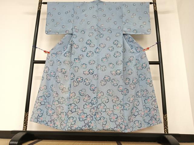 ■■■　サイズ　■■■ 身丈 149.5cm（肩から） 裄丈 61.5cm 袖丈 45cm　縫込み 4.5cm 袖幅 32.5cm 前幅 23cm 後幅 29.5cm 着物縫いこみ 内揚げ 0cm 裄 お袖側 約2.5cm　身頃側 約3cm...