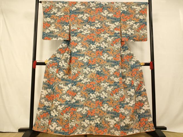 ■■■　サイズ　■■■ 身丈 158cm（肩から） 裄丈 65cm 袖丈 51cm　縫込み 1cm 袖幅 32.5cm 前幅 25cm 後幅 30cm 着物縫いこみ 内揚げ 2.5cm 裄 お袖側 約1cm　身頃側 約0cm ■■■　商品詳...