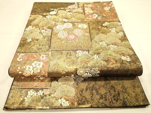 ■■■　サイズ　■■■ 長さ 422cm 幅 30.5cm程 ■■■　商品詳細　■■■ 【正絹・芯なし】 詳細に関しましては、画像をご確認ください。 大変上質な逸品になります。 お安く出品致しますので、是非この機会にいかがでしょうか？ ■■...