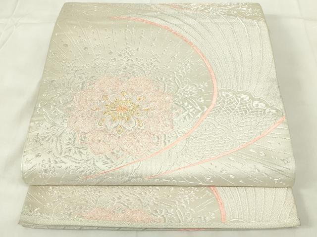 ■■■　サイズ　■■■ 長さ 424cm 幅 30.5cm程 ■■■　商品詳細　■■■ 【正絹】 詳細に関しましては、画像をご確認ください。 大変上質な逸品になります。 お安く出品致しますので、是非この機会にいかがでしょうか？ ※汚れ等に関...