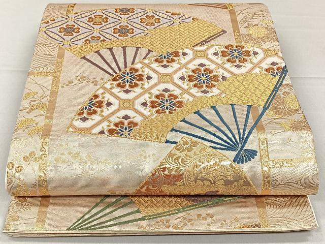 ■■■　サイズ　■■■ 長さ 432cm 幅 31cm程 ■■■　商品詳細　■■■ 【正絹】 詳細に関しましては、画像をご確認ください。 大変上質な逸品になります。 お安く出品致しますので、是非この機会にいかがでしょうか？ ※汚れ等に関しま...