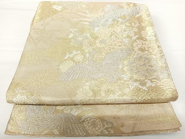 ■■■　サイズ　■■■ 長さ 420cm 幅 31cm程 ■■■　商品詳細　■■■ 【正絹・芯なし】 詳細に関しましては、画像をご確認ください。 大変上質な逸品になります。 お安く出品致しますので、是非この機会にいかがでしょうか？ ■■■　...