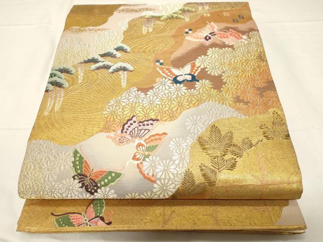 ■■■　サイズ　■■■ 長さ 420cm 幅 30.5cm程 ■■■　商品詳細　■■■ 【正絹】 詳細に関しましては、画像をご確認ください。 大変上質な逸品になります。 お安く出品致しますので、是非この機会にいかがでしょうか？ ■■■　注意...
